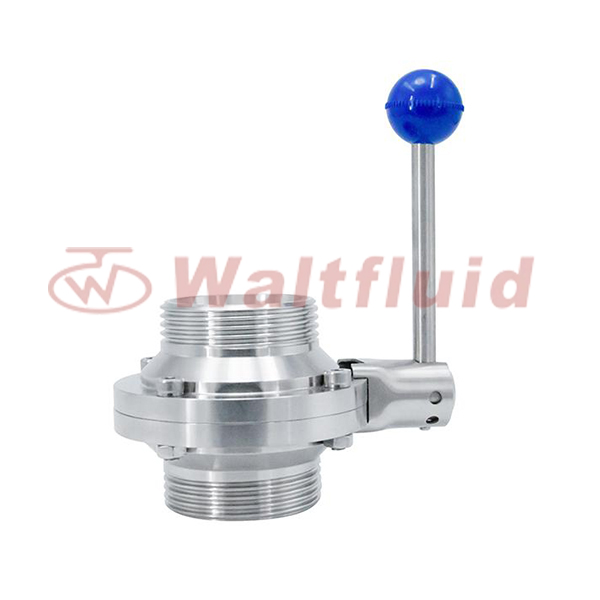 Sanitary Hygienic Male Threaded Butterfly Type Ball Valves, China ...