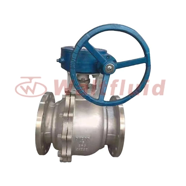 Q347f-16p Q347f-25p DN200 Trunnion Stainless Steel 304 Steam Control Ball Valve - WENZHOU ...